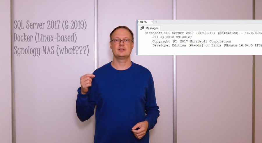 SQL Server 2017 and 2019 on Docker inside Synology DS918+ – Vedran ...
